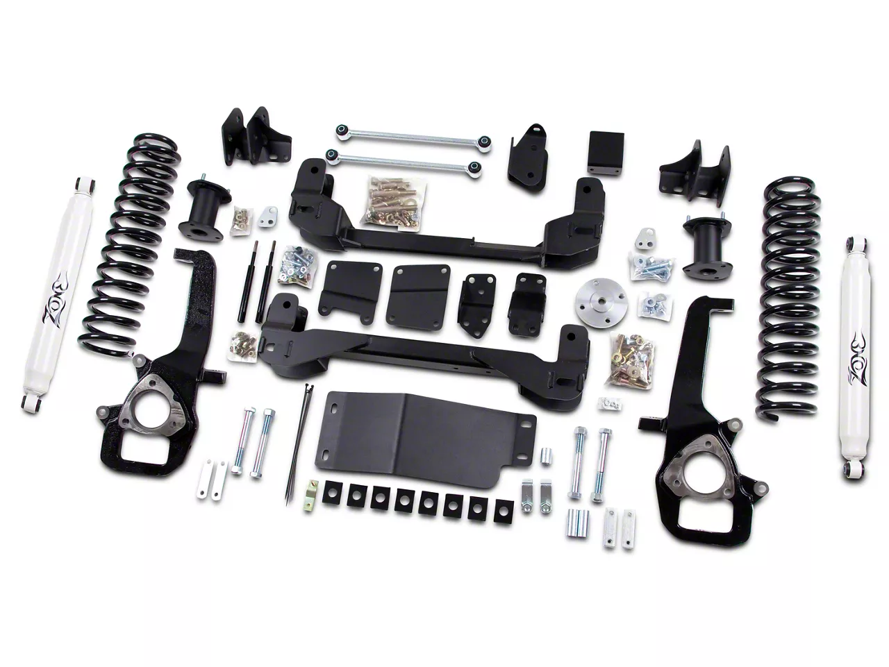 Zone Offroad RAM 6 in. Suspension Lift Kit w/ Shocks R101921 (13-18 4WD ...