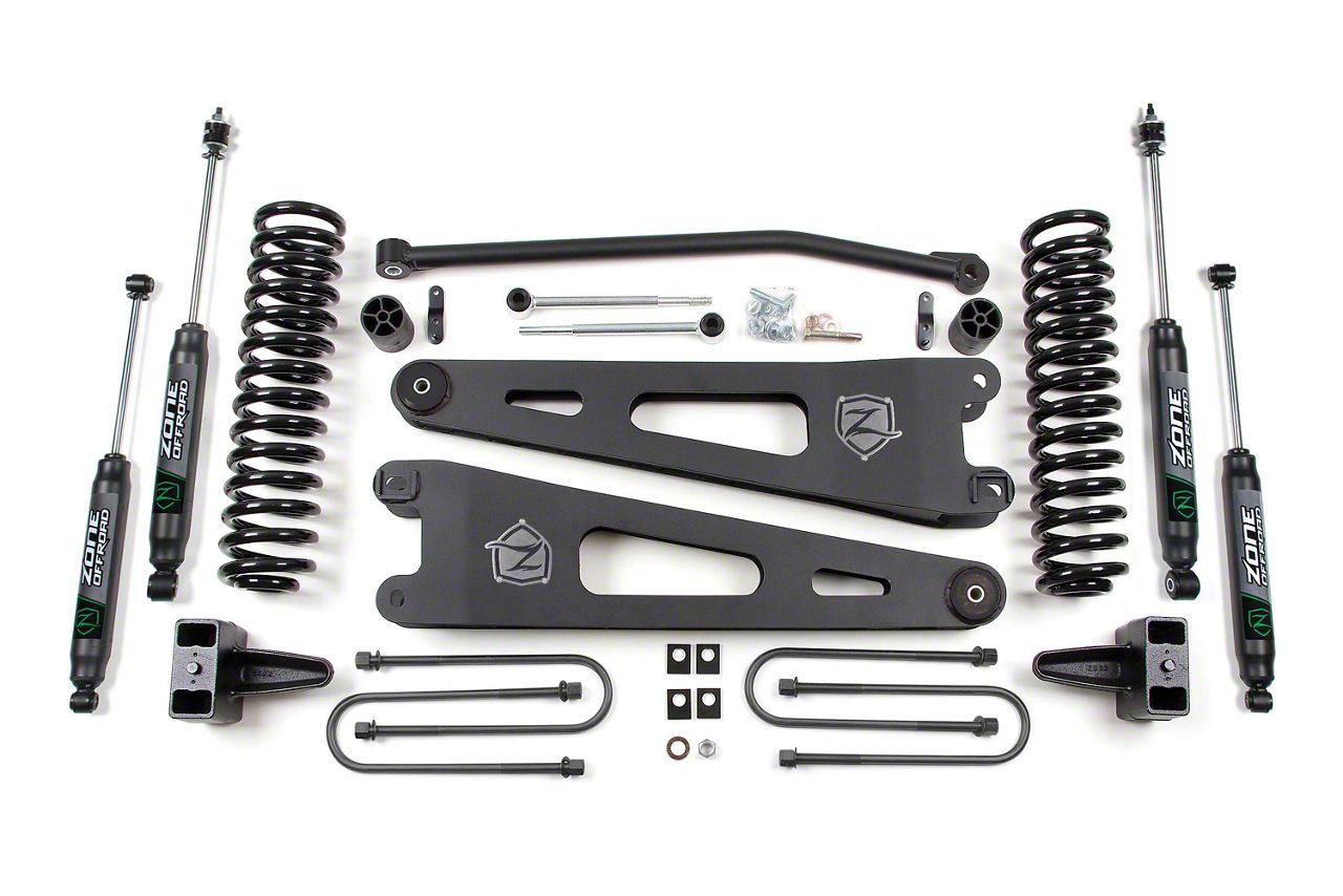 Zone Offroad F-350 Super Duty 4-Inch Radius Arm Suspension Lift Kit ...