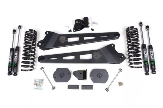 Zone Offroad RAM 2500 3-Inch Radius Arm Suspension Lift Kit with FOX ...
