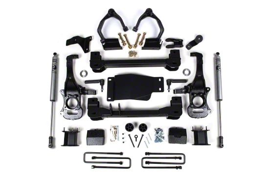 Zone Offroad Silverado 1500 4-Inch Suspension Lift Kit ZONC69 (19-25 ...