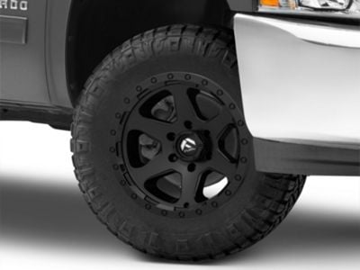 Fuel Wheels Silverado 1500 Ripper Matte Black 6-Lug Wheel; 18x9; 1mm ...