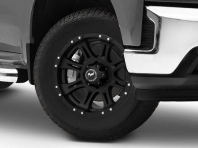 Raceline Silverado 1500 Raptor Black 6-Lug Wheel; 18x9; -6mm Offset 981 ...