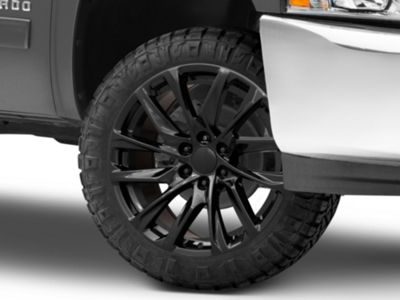 AGP Wheels Silverado 1500 106 Gloss Black 6-Lug Wheel; 22x9; 28mm ...