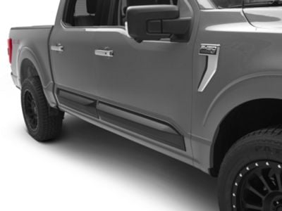 Air Design F-150 Door Rocker Panels; Satin Black FO31D10 (21-25 F-150 ...