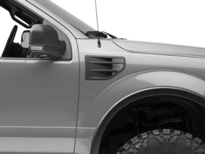 Air Design F-150 Fender Vents; Satin Black FO20A17 (15-20 F-150 ...