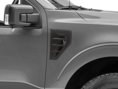 Air Design F-150 Fender Vents; Satin Black FO31A07 (21-25 F-150 ...