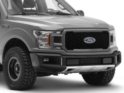 Air Design F-150 Front Bumper Guard with DRL; Satin Black FO25A11 (18 ...