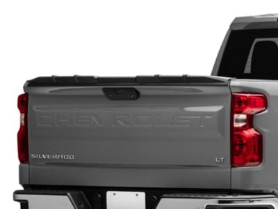 Air Design Silverado 1500 Tailgate Spoiler; Satin Black GM39A32 (19-25 ...