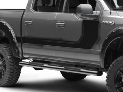 SEC10 F-350 Super Duty Side Graphics; Matte Black T532136 (17-22 F-350 ...