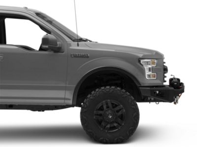 Barricade F-150 HD3 Plate Style HD Winch Mount Front Bumper with LED ...