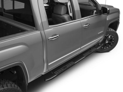 Barricade Sierra 1500 Pinnacle 4-Inch Oval Bent End Side Step Bars ...
