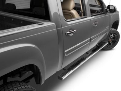 Barricade Sierra 1500 T4 Side Step Bars; Rocker Mount; Stainless Steel ...
