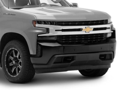 Silverado 1500 Front Bumper Cover; Gloss Black (19-21 Silverado 1500)