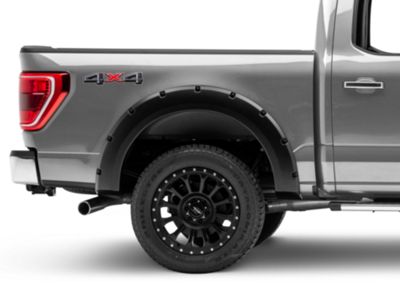 Bushwacker F-150 Forge Style Fender Flares; Front and Rear; Textured ...