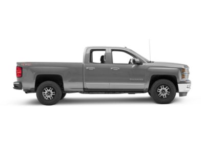 Bushwacker Silverado 1500 Trail Armor Rocker Panels; Matte Black 14089 ...
