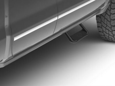 Carr Silverado 1500 Hoop II Side Steps; Black; Pair 103991 (99-18 ...