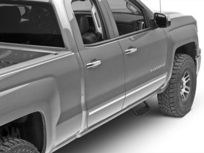 Carr Silverado 1500 Hoop II Side Steps; Black; Pair 103991 (99-18 ...