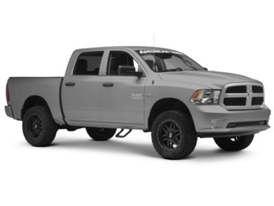 Carr RAM 1500 Hoop II Side Steps; Black; Pair 109771 (09-18 RAM 1500 ...