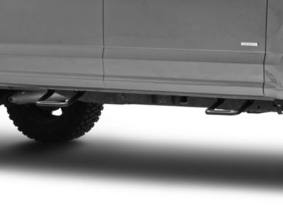 Carr F-150 Hoop II Side Steps; Black; Pair 108221 (15-25 F-150) - Free ...