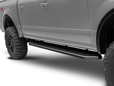 F-150 H-Style Running Boards; Black (15-25 F-150 SuperCrew) - Free Shipping
