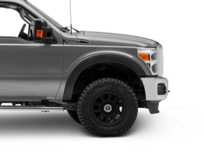 F-250 Super Duty Factory Style Fender Flares; Smooth Black (11-16 F-250 Super Duty) - Free Shipping