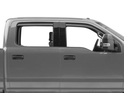F-250 Super Duty in-Channel Window Deflectors (17-24 F-250 Super Duty ...
