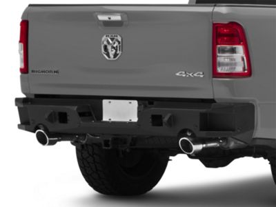Fishbone Offroad RAM 1500 Pike Series Rear Bumper; Black FB22399 (19-25 ...