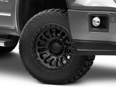 Fuel Wheels Sierra 1500 Rincon Matte Black with Gloss Black Lip 6-Lug ...