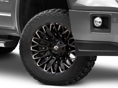 Fuel Wheels Sierra 1500 Strike Gloss Black Milled 6-Lug Wheel; 20x10 ...