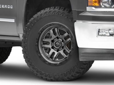 Fuel Wheels Silverado 1500 Ammo Matte Gunmetal with Black Bead Ring 6 ...