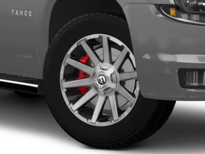 Fuel Wheels Tahoe Contra Platinum Brushed Gunmetal 6-Lug Wheel; 20x9 ...