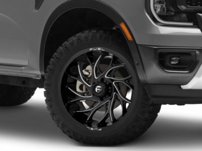 Fuel Wheels Ranger Runner Gloss Black Milled 6-Lug Wheel; 20x9; 1mm ...