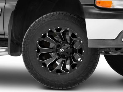 Fuel Wheels Silverado 1500 Assault Matte Black Milled 6-Lug Wheel; 18x9 ...