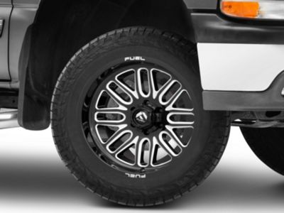 Fuel Wheels Silverado 1500 Ignite Gloss Black Milled 6-Lug Wheel; 20x9 ...