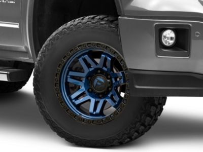 Fuel Wheels Sierra 1500 Syndicate Dark Blue with Black Ring 6-Lug Wheel ...