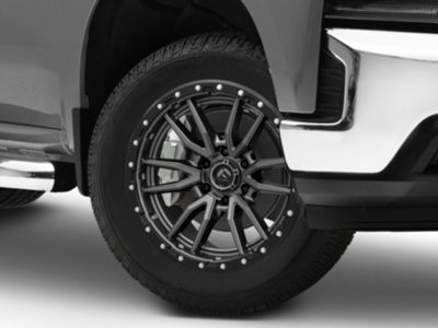 Fuel Wheels Silverado 1500 Rebel Matte Gunmetal 6-Lug Wheel; 20x9; 1mm ...