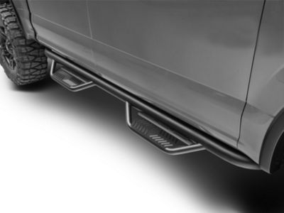 Havoc Offroad F-150 HS2 Hoop Side Step Bars; Textured Black HPG-001005 ...