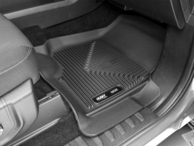 Husky Liners F-150 X-Act Contour Front and Second Seat Floor Liners; Black 53498 (15-25 F-150 ...