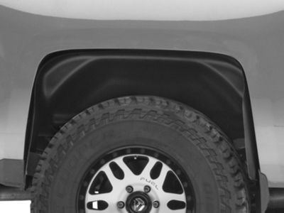 Husky Liners Silverado 1500 Rear Wheel Well Guards; Black 79011 (14-18 ...
