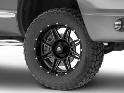 Mammoth RAM 1500 TR8 Satin Black 5-Lug Wheel; 20x10; -12mm Offset ...