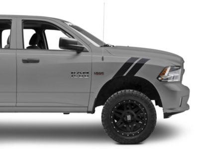 SEC10 RAM 1500 Matte Black Hash Marks R105407 (09-18 RAM 1500)