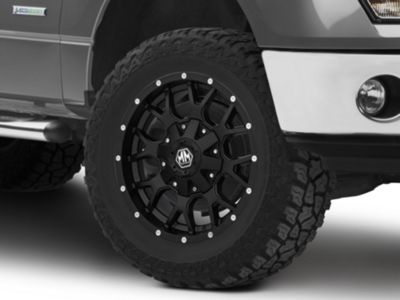 Mayhem Wheels F-150 Warrior Matte Black 6-Lug Wheel; 20x9; -8mm Offset ...