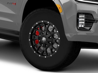 Mayhem Wheels Yukon Warrior Matte Black 6-Lug Wheel; 17x9; 18mm Offset ...