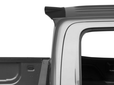 RedRock Sierra 1500 Rear Truck Cab Spoiler; Matte Black S503012 (14-18 ...
