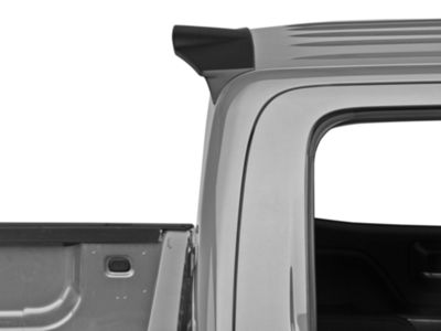 RedRock Silverado 1500 Rear Truck Cab Spoiler; Matte Black 981579 (14 ...