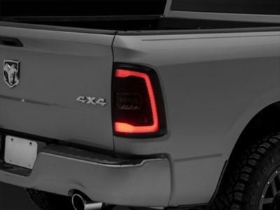 Morimoto RAM 1500 GEN2 XB LED Tail Lights; Black Housing; Smoked Lens ...