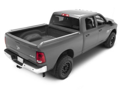 RAM Licensed by RedRock RAM 2500 Locker Side Bed Rails; Stainless Steel ...