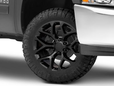 Silverado 1500 PR176 Gloss Black 6-Lug Wheel; 20x9; 24mm Offset (07-13 ...