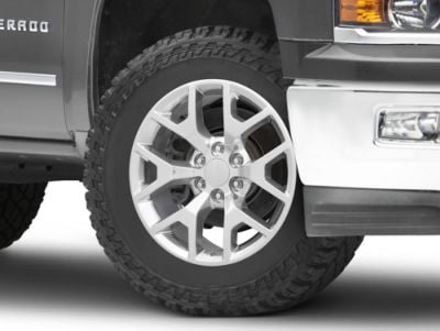 Silverado 1500 PR169 Polished 6-Lug Wheel; 20x9; 27mm Offset (14-18 ...