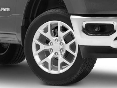 RAM 1500 PR169 Polished 6-Lug Wheel; 20x9; 27mm Offset (19-25 RAM 1500 ...
